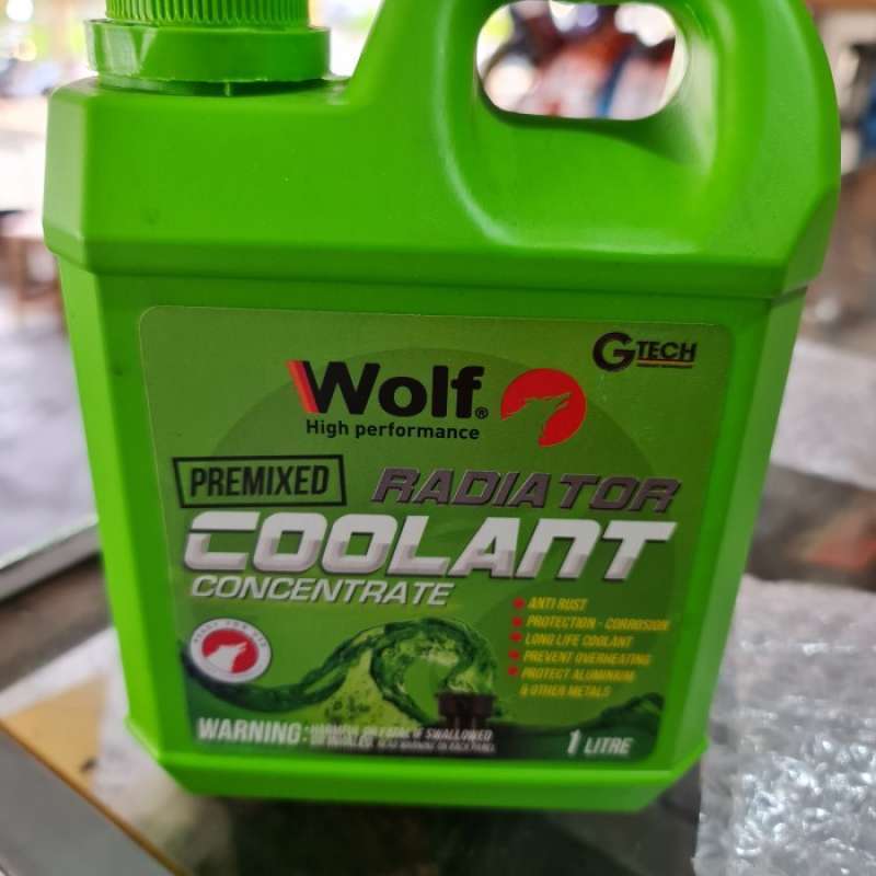 Promo Air radiator Coolant premium WOLF 1 Liter Diskon 38% di Seller Dorami Shop - Harapan Jaya ...
