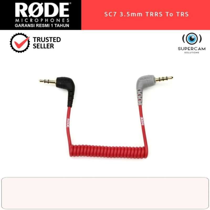 Promo Rode SC7 Audio Converter TRS to TRRS - Mic to Smartphone ...