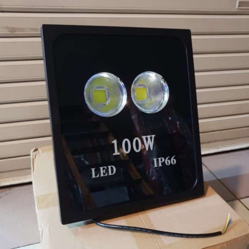 Promo lampu sorot led outdoor 100w tembak spot sorot taman jalan 100 w Diskon 23% di Seller ...