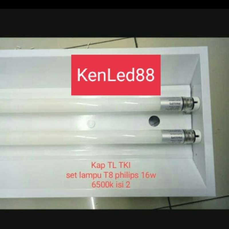 Jual Kap Lampu Tki Inbow 2x36/2x16 Housing Tl Neon Led 120cm 2lampu Di ...