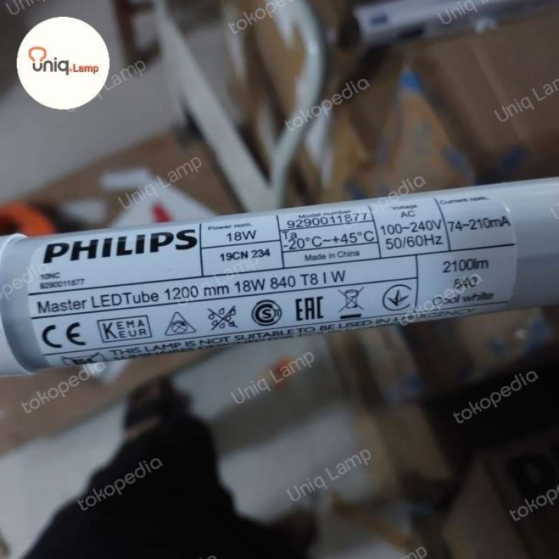 Promo Lampu TL Led Tube Master 18W 840 Philips 1200mm Diskon 23% di ...