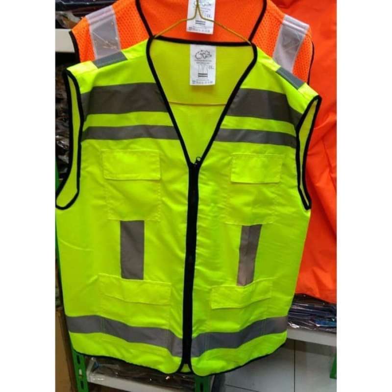 Promo Rompi Safety Bahan Taslan Anti Hijau Stablo Diskon 23% Di Seller ...