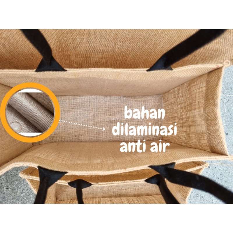 Promo Tas Goni Tote Bag / Tas Karung Goni / Jute Bag Diskon 17% Di ...