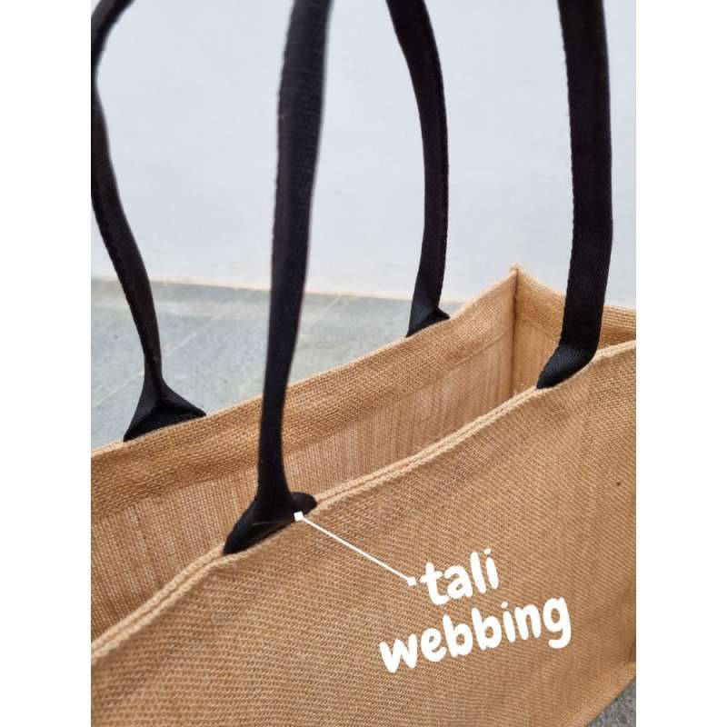 Promo Tas Goni Tote Bag / Tas Karung Goni / Jute Bag Diskon 17% Di ...