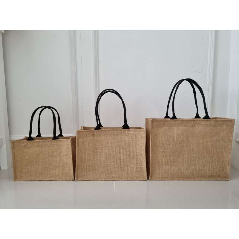 Promo Tas Goni Tote Bag / Tas Karung Goni / Jute Bag Diskon 17% Di ...