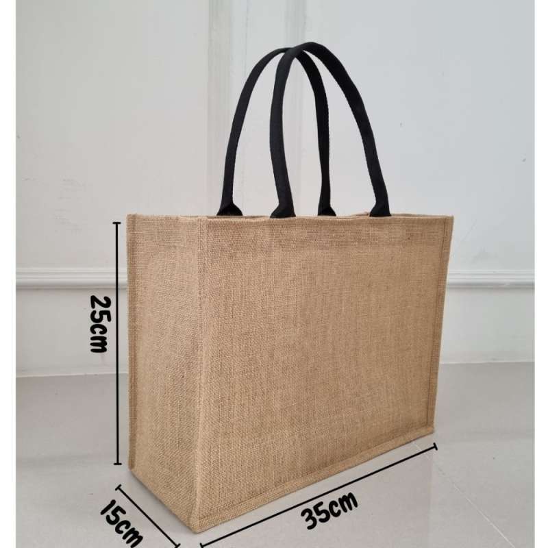 Promo Tas Goni Tote Bag / Tas Karung Goni / Jute Bag - M(35x25x15 ...