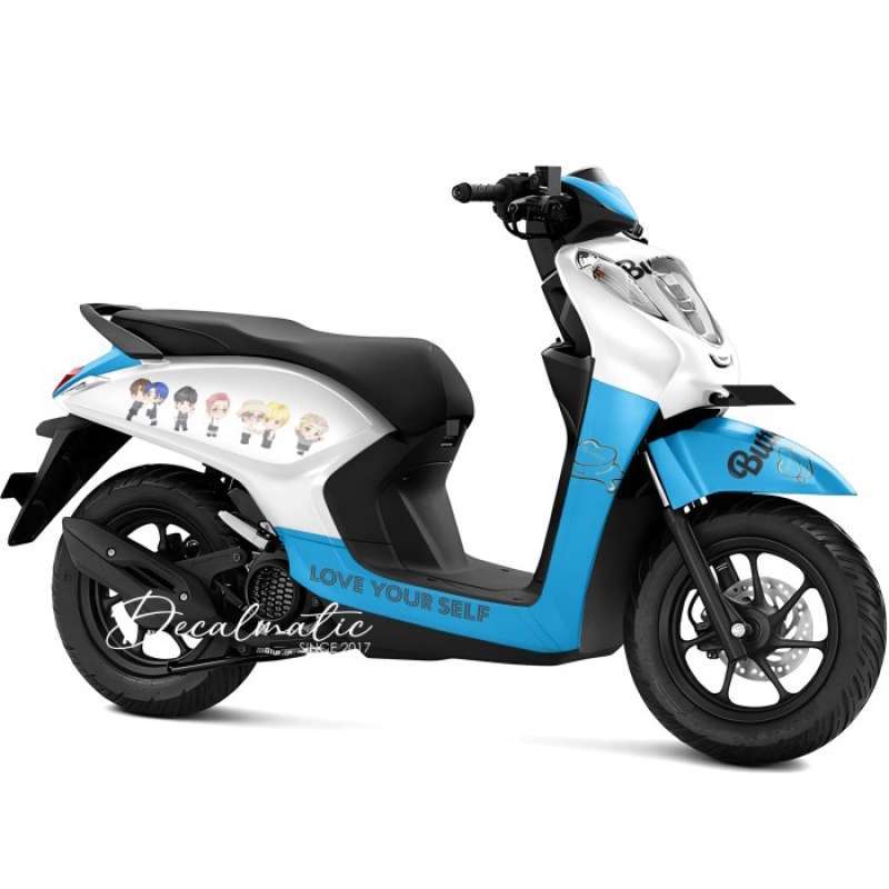 Jual Decal Variasi Stiker Honda Genio Full Body - BTS BT21 Butter ...