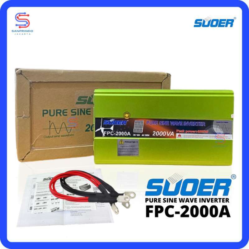 Promo SUOER PURE SINE WAVE INVERTER 2000 WATT / PSW INVERTER 2000W FPC-2000A - SELERA_KITA STORE ...