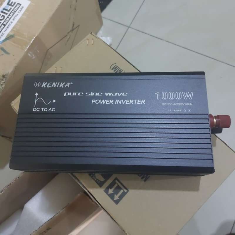 Promo KENIKA INVERTER PURE SINE WAVE 1000W 12V PSW 1000-12 SINUS MURNI ...