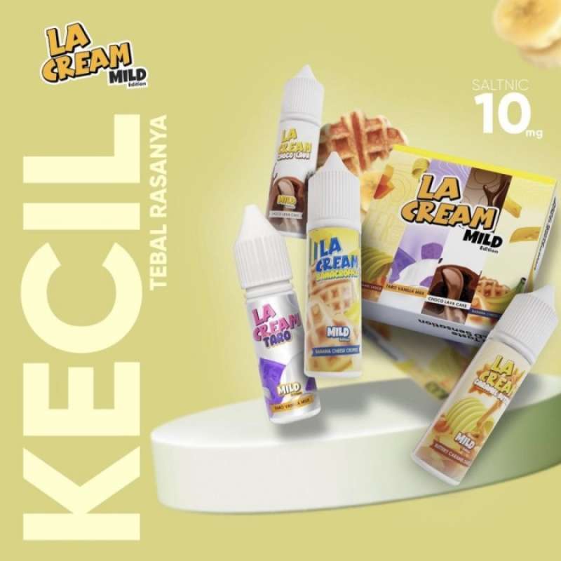 Jual (salt) La Cream Mild Edition Pack 4in1 Saltnic 15ml X 4pcs By ...