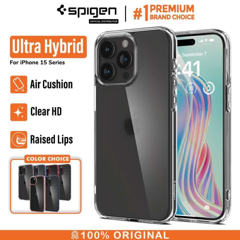 Jual Case iPhone 15 Pro Max Plus Spigen Ultra Hybrid Anticrack Matte Casing di Seller Spigen ...