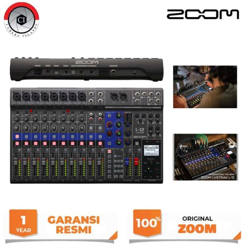 Promo Zoom LiveTrak L-12 L12 L 12 Channel Digital Mixer Multitrack ...
