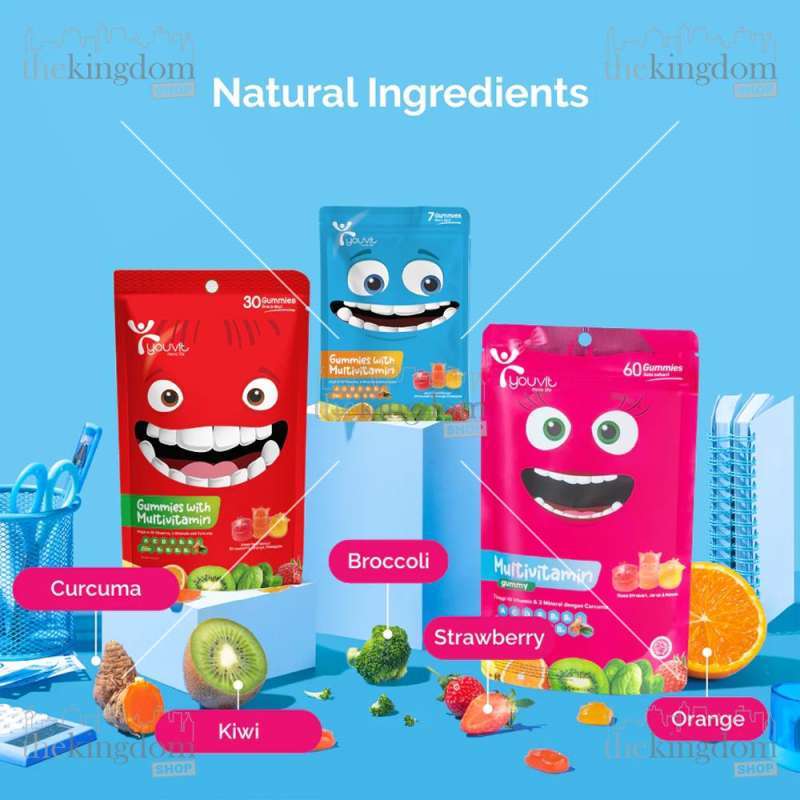 Jual Youvit Multivitamin Gummy Kids Vitamin Anak Superberries Imun ...