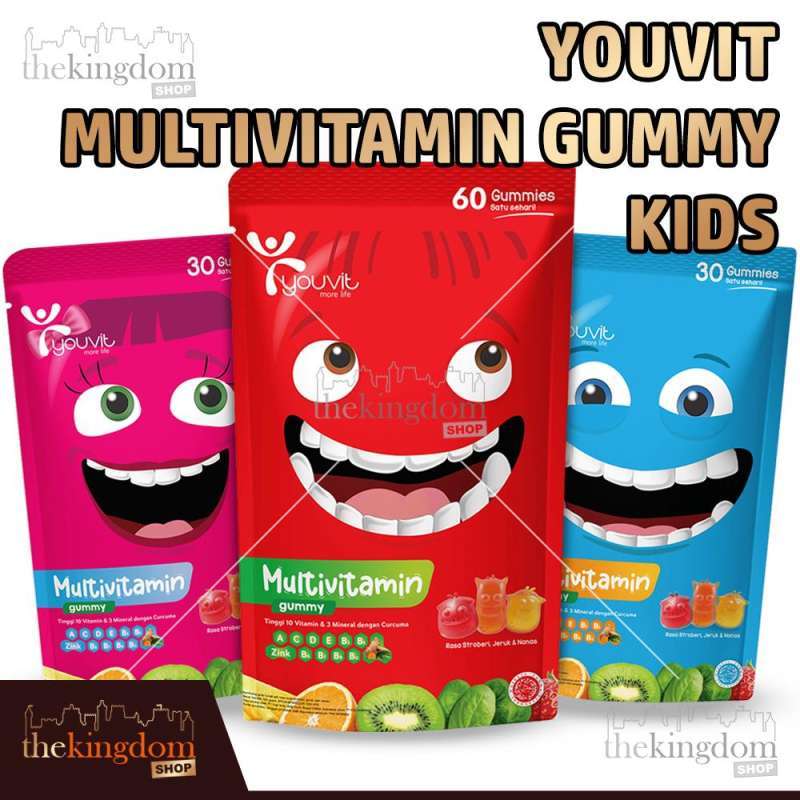 Jual Youvit Multivitamin Gummy Kids Vitamin Anak Superberries Imun ...