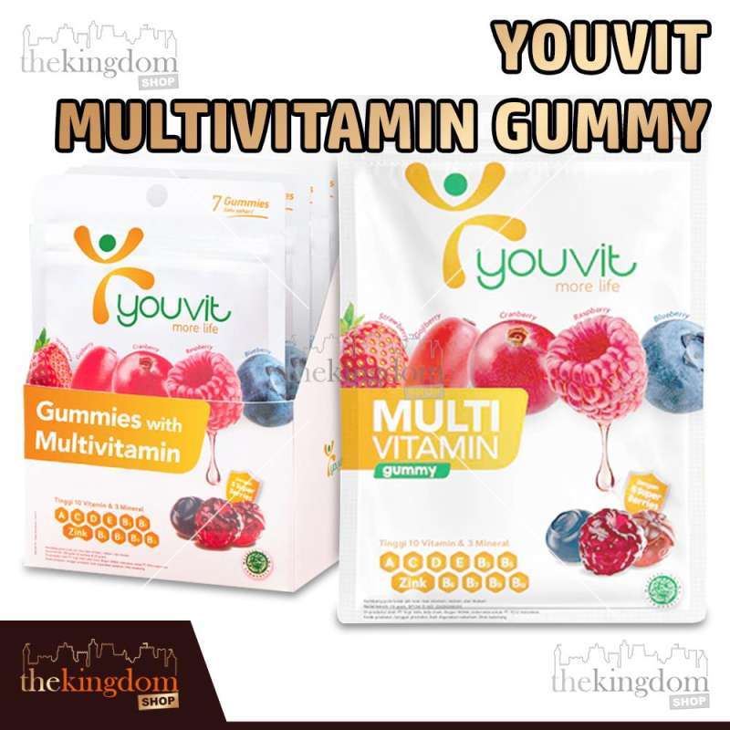 Jual Youvit Multivitamin Gummy 7 Days Adult Vitamin Dewasa Superberries ...