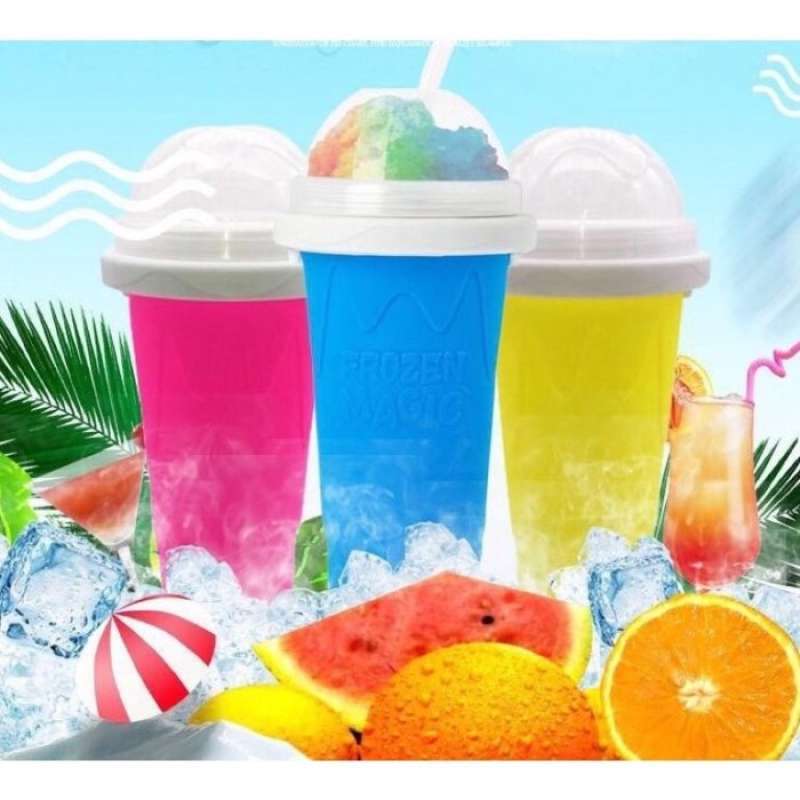 Promo Frozen Magic Bottle / botol ice slurpee / botol pembuat es instan ...
