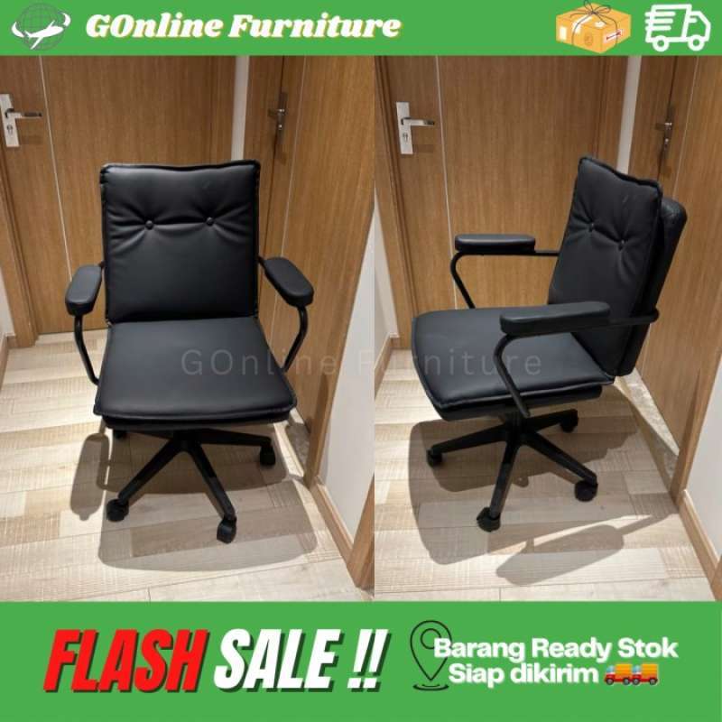 Promo Bangku Kantor Pu Kursi Kerja Hidrolik Office Chair Minimalis ...