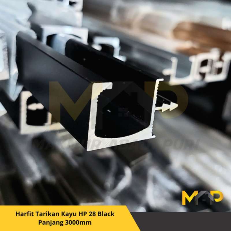 Promo Harfit Handle 28 Untuk Profil Kayu@3000mm Baru - Black Diskon 22% ...