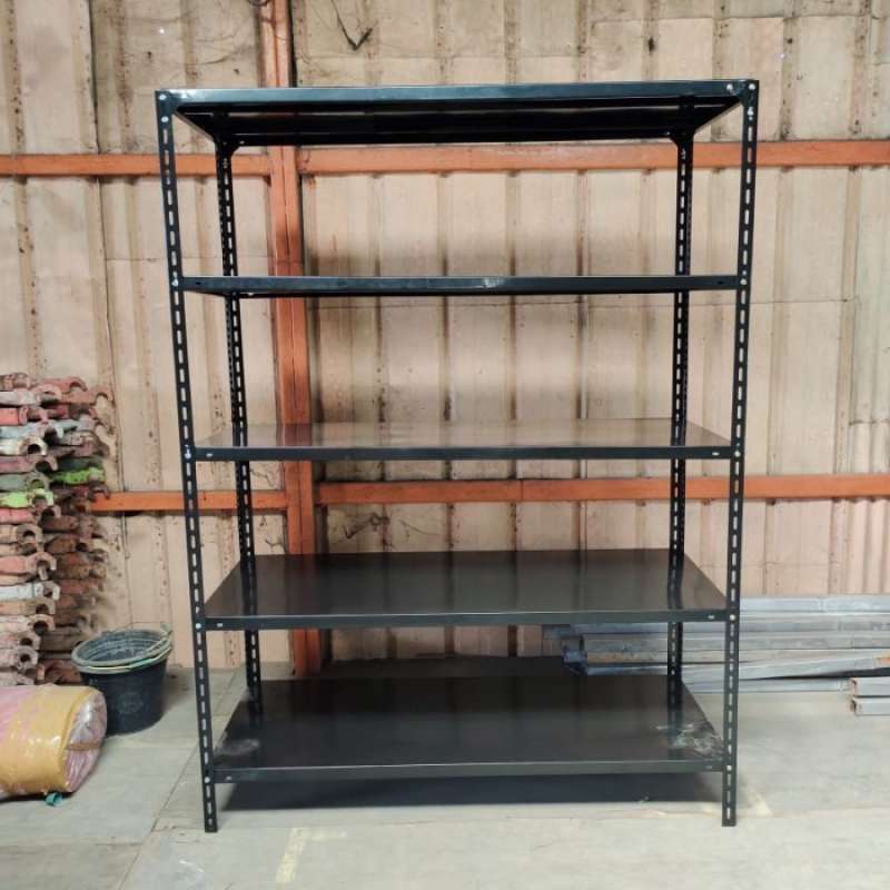 Promo Rak Gudang Serbaguna Ukuran 150 X 60 X 200 (cm) 5 Susun + Kaki ...