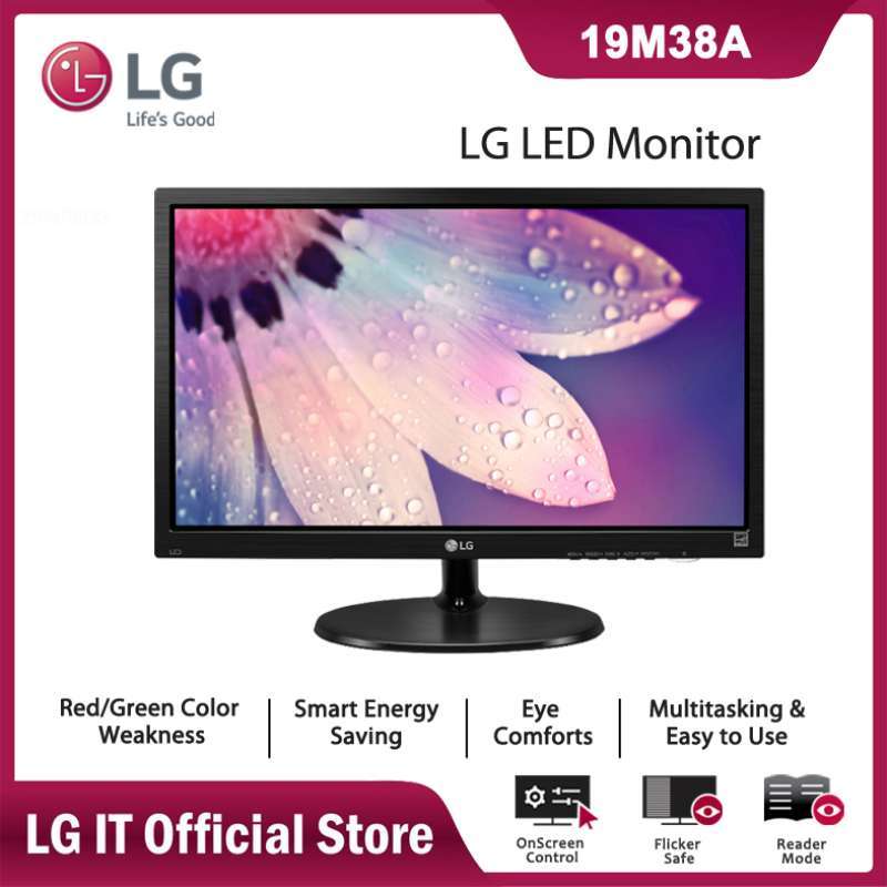 Promo LG 19M38A LED MONITOR [19 INCH] Diskon 3% di Seller LG IT PRODUCT ...