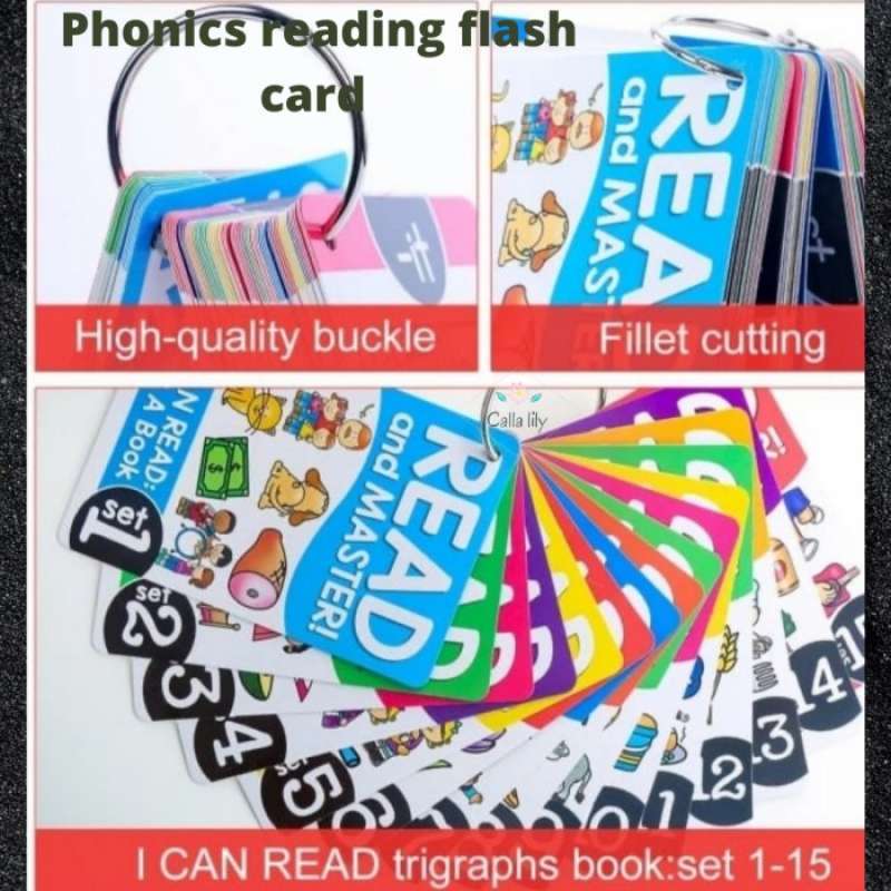 Promo Phonics Reading Flash Card Belajar Membaca 67 Kartu Pintar Ready Jkt Diskon 23% di Seller ...