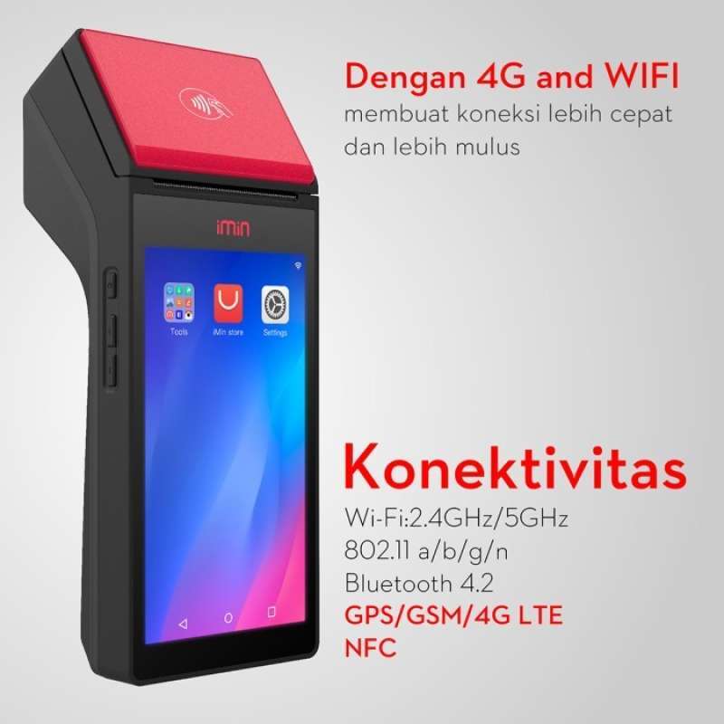 Promo Mobile Edc Android 11 Spbu Pertamina Portable Imin M2 Pro 2gb/16gb Nfc Diskon 23% Di ...