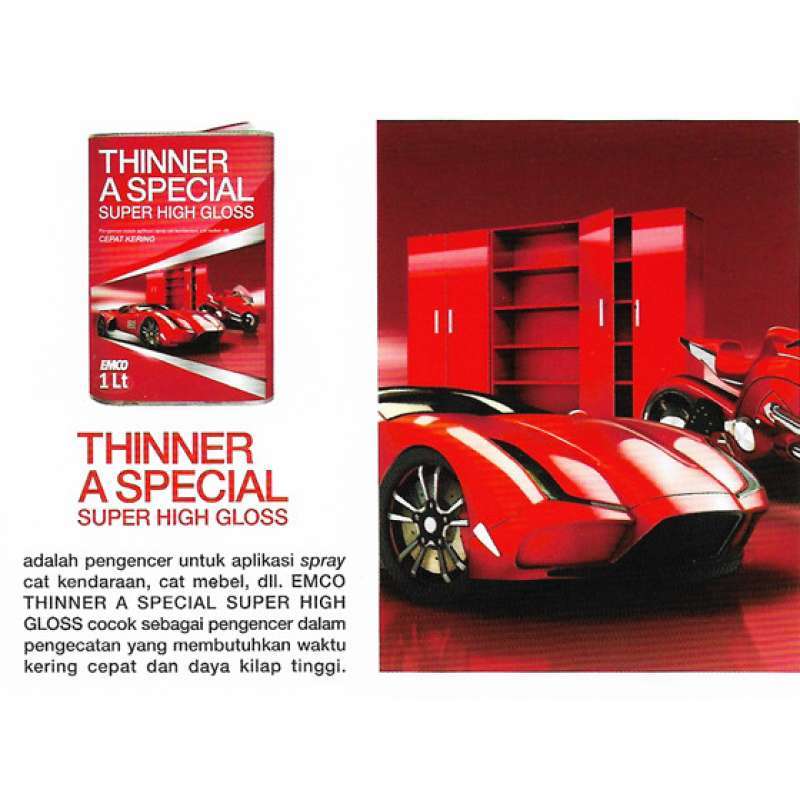Promo Thinner A Special Super High Gloss Emco - Tokosepuluh10 Diskon 50 ...