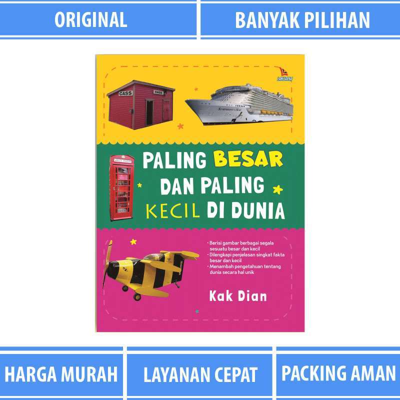 Jual Buku Anak Paling Besar Dan Paling Kecil Di Dunia Di Seller Toko ...