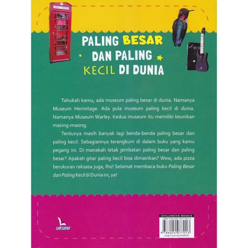 Jual Buku Anak Paling Besar Dan Paling Kecil Di Dunia Di Seller Toko ...