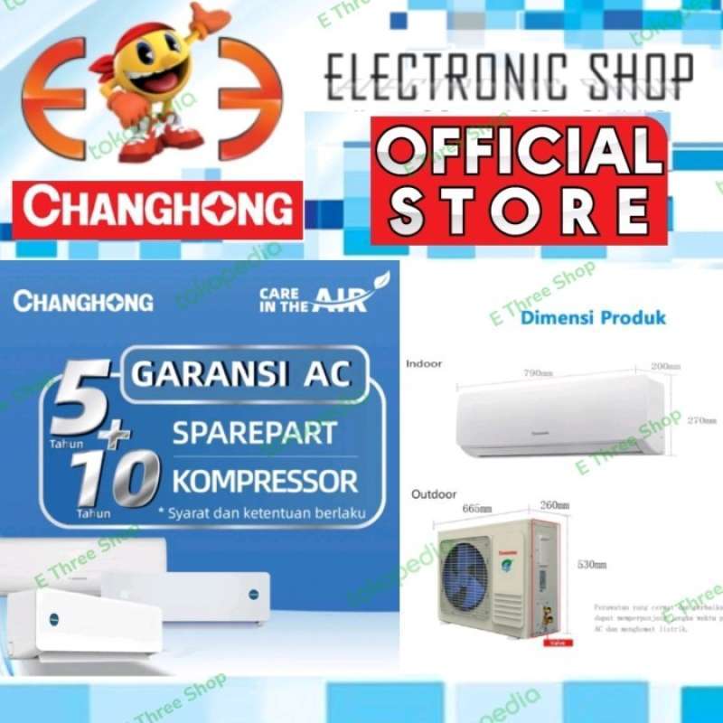 Promo Changhong Csc 09rdx4 Ac Split 1 Pk Premium Low Watt Double Gold ...