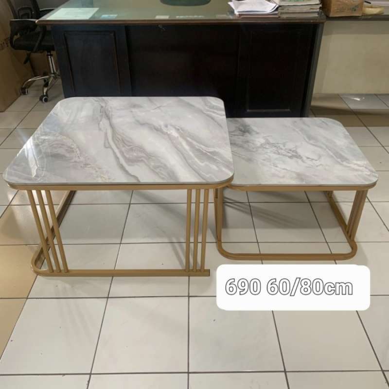 Jual Meja Tamu Granit Bulat Marmer Coffee Table Meja Tamu Batu ...