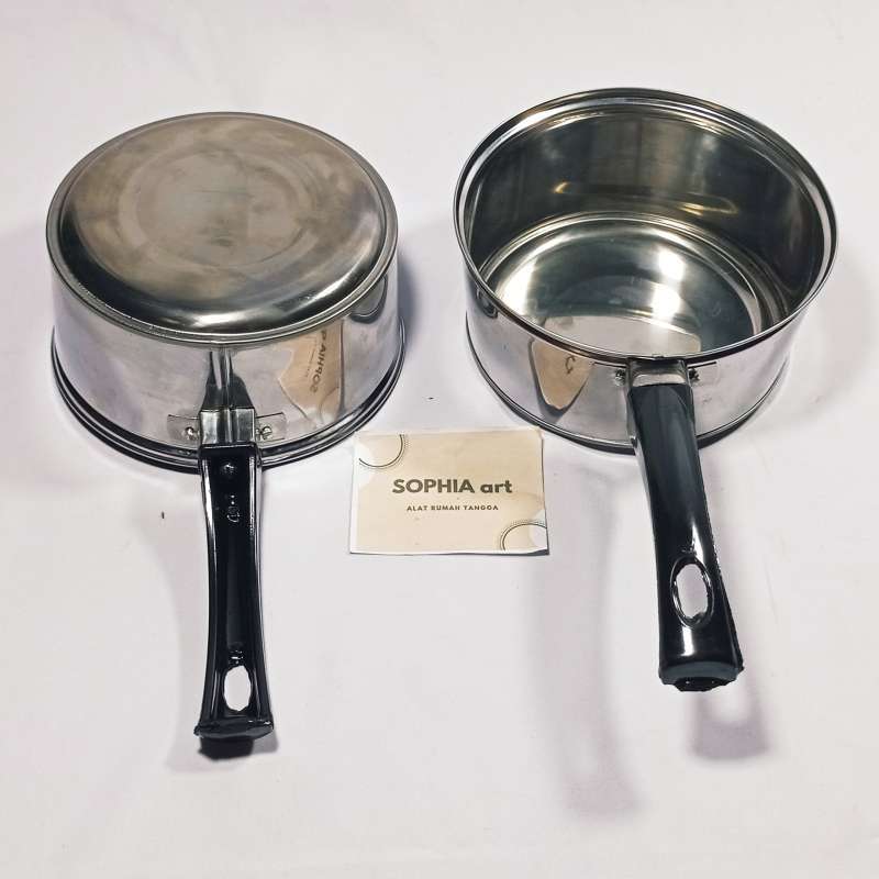 Jual PANCI STAINLESS REBUS MIE AIR SUSU SAUCE PAN - STAINLES SUSU 18 di ...