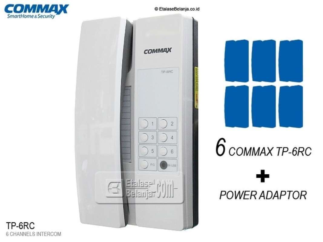 Promo COMMAX TP-6RC PAKET INTERCOM CHANNEL ADAPTOR Diskon 23% di Seller ...