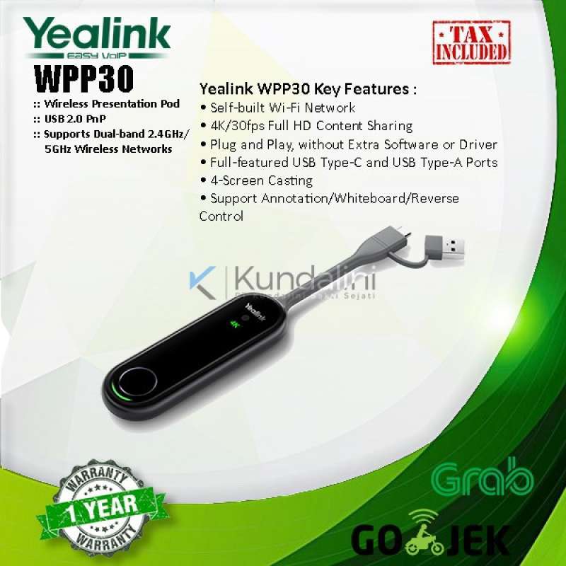 Promo Yealink Wpp30 – Wireless Sharing & Byod Pod Diskon 23% Di Seller ...