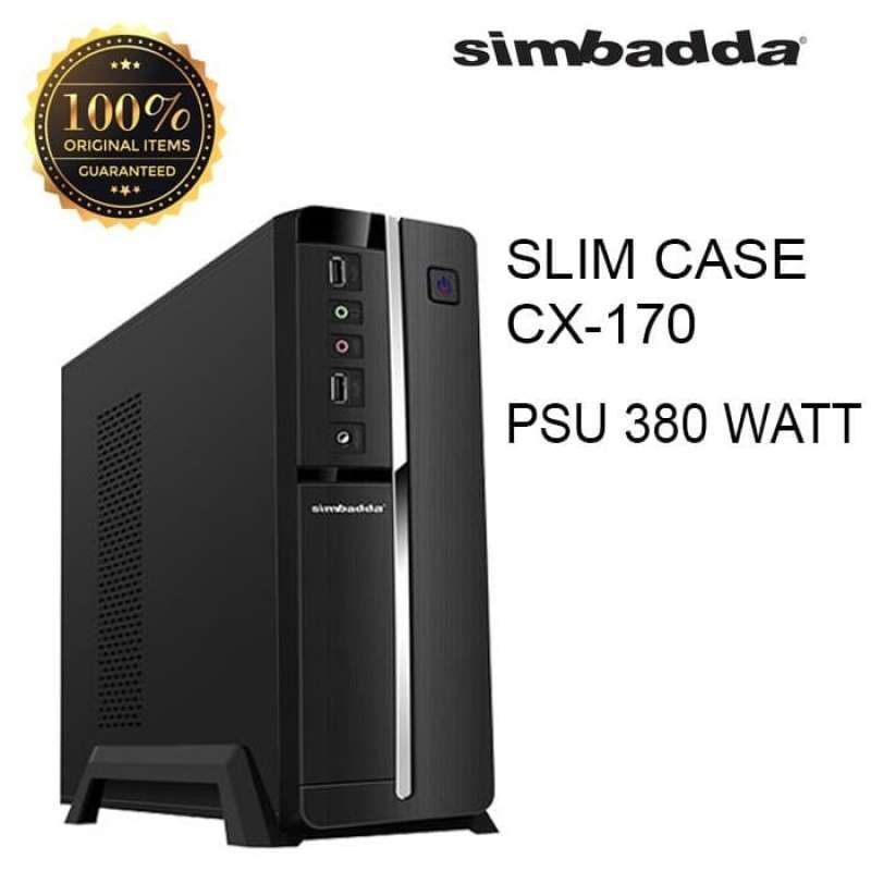 Promo Casing Pc Simbadda Mini Series Cx 170/cx-170 + Psu 380w 2port Usb 2.0 Diskon 19% Di Seller ...