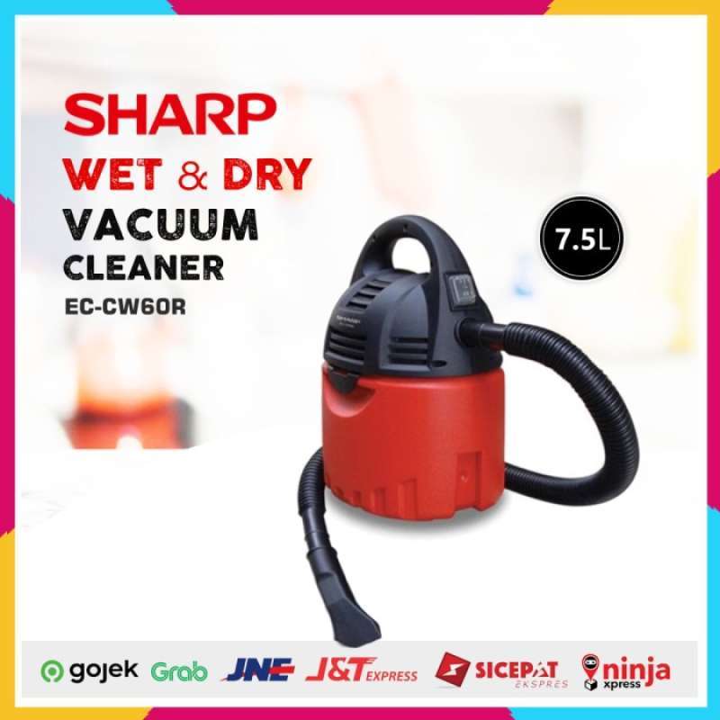 Promo Sharp Vacuum Cleaner Wet And Dry EC-CW60R Diskon 23% di Seller ...