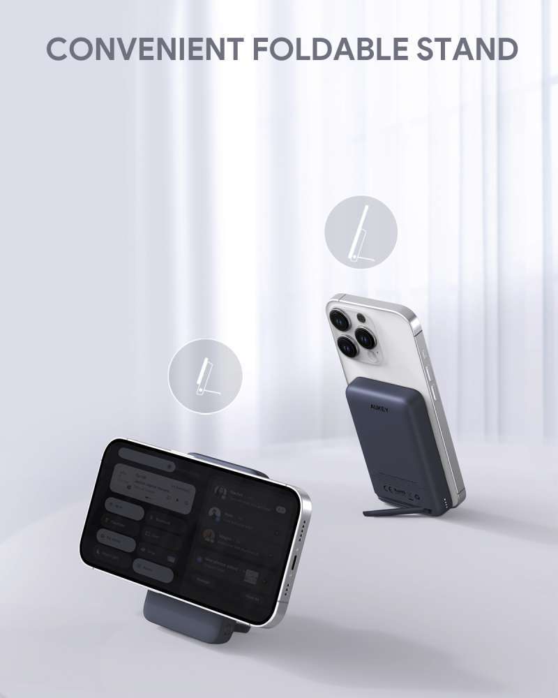 Jual AUKEY Powerbank 10000mah USB-C 30W PD Slim Portable PB-MS02-BU ...