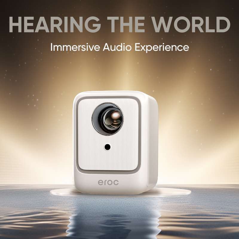 Promo EROC Smart Mini Projector Full HD Decoding 4K - 2800 Lumens ...