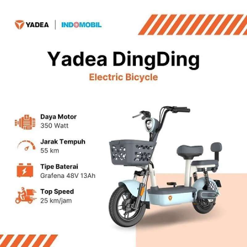 Jual YADEA DINGDING ELECTRIC BICYCLE [OTR BANDUNG] di Seller YADEA INDOMOBIL CIMAHI Official ...