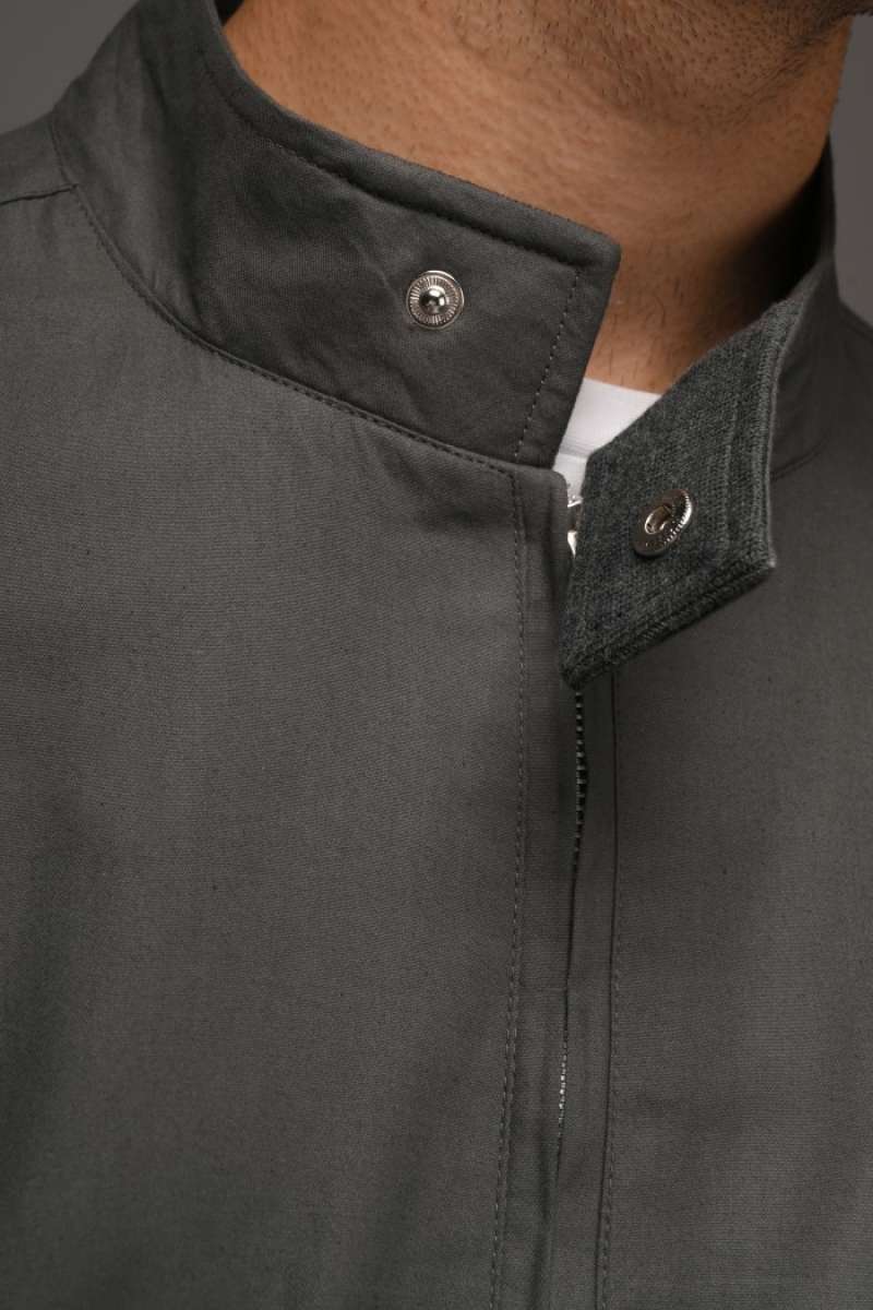 Promo Jaket Prepp Studio Harrington Jacket Dark Grey - S Diskon 2% Di ...