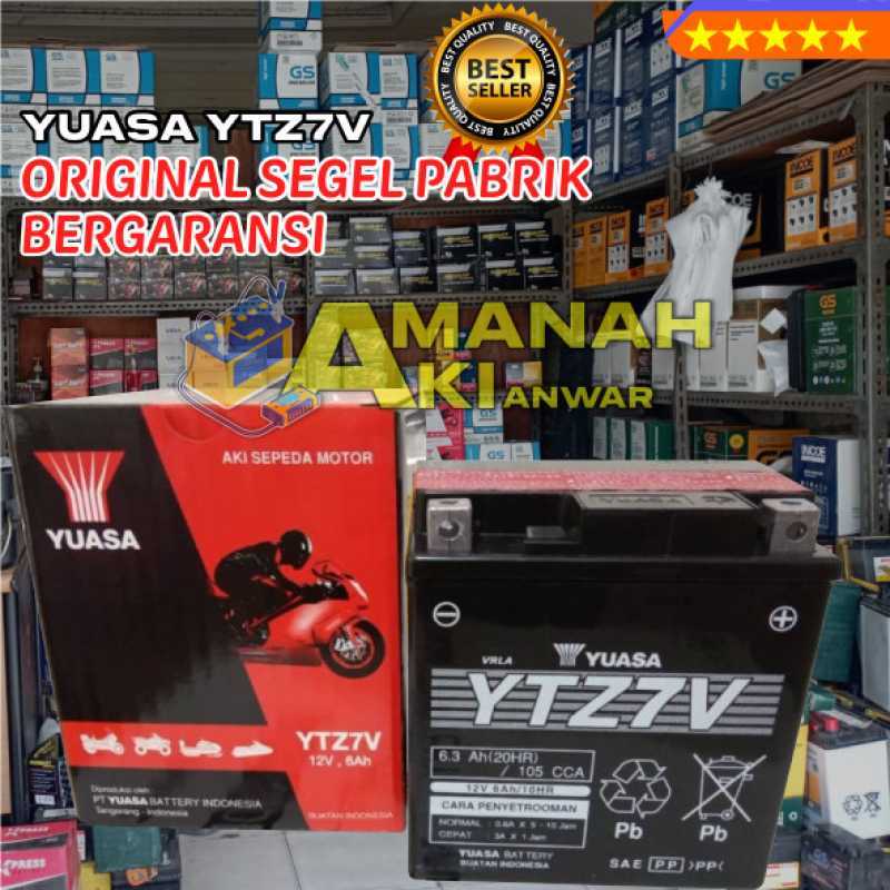 Jual Aki Kering Yuasa Ytz7v - Untuk Motor Yamaha: R25, Mt25, Nmax Series Di Seller Terpercaya ...