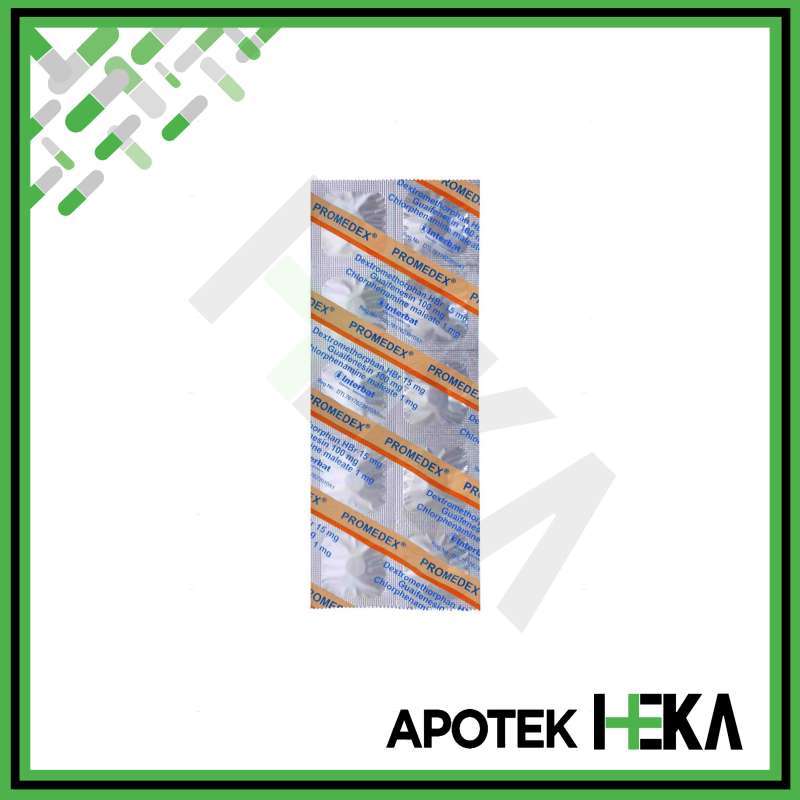 Jual Promedex Tablet Strip isi 10 Tablet - Obat Batuk Pilek Alergi di ...