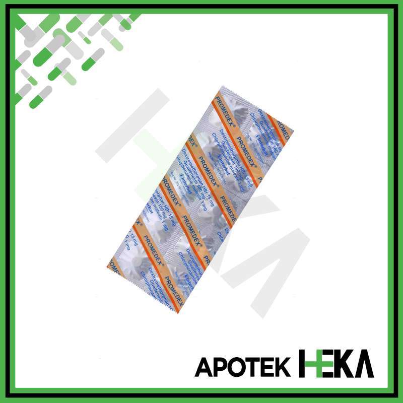 Jual Promedex Tablet Strip isi 10 Tablet - Obat Batuk Pilek Alergi di ...