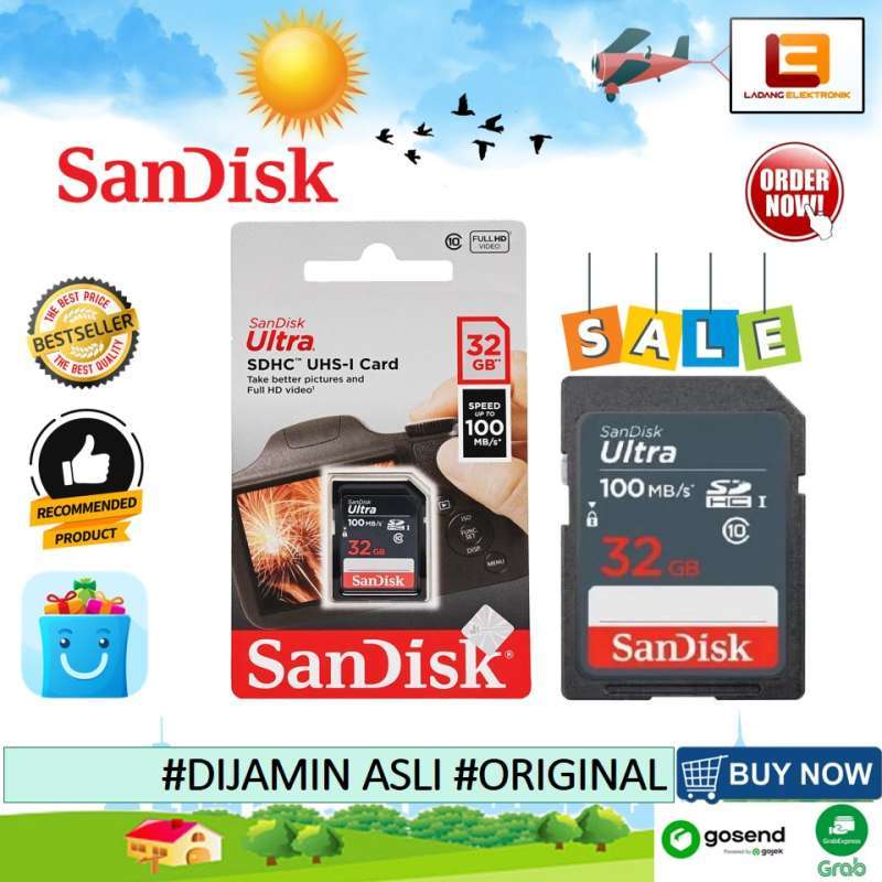 Jual Sandisk Ultra Sdhc 32gb/100mb Uhs-i Memory Card Sdsdunr - Garansi Resmi Di Seller Ladang ...