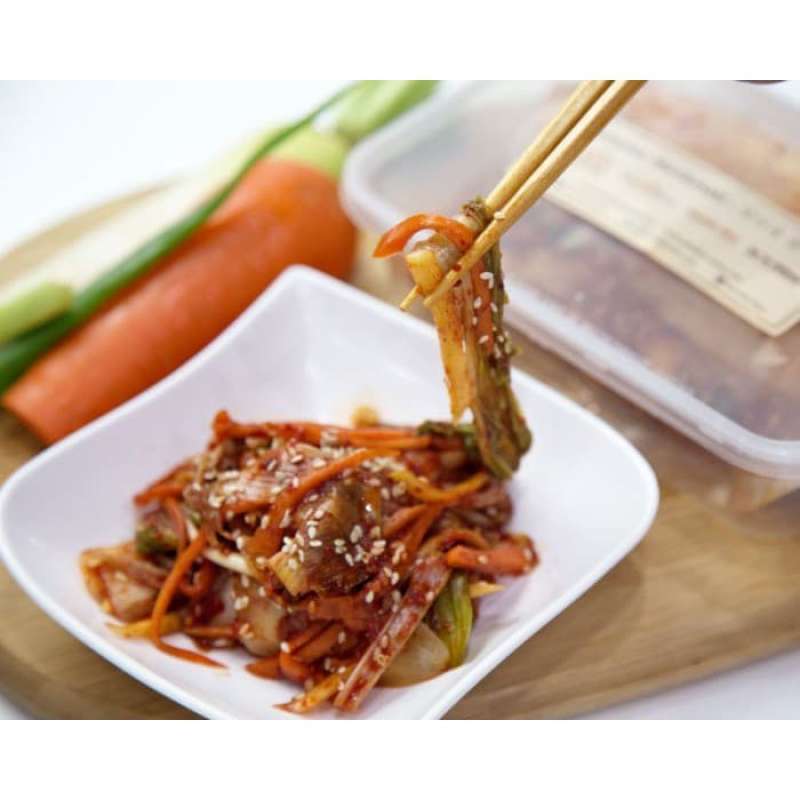 Jual KIMCHI MIX SAWI WORTEL LOBAK FRESH PLAZA KOREA 500 GR di Seller ...