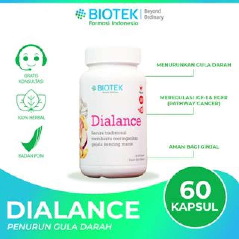 Jual Biotek Farmasi - Dialance 30 Kapsul / Obat Herbal Diabetes ...