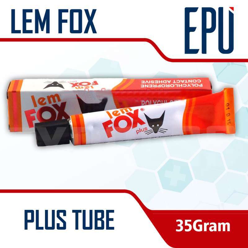 Promo Lem Fox Plus Tube 20 Gram Lem Kuning Fox 20 Gr Lem Serbaguna ...
