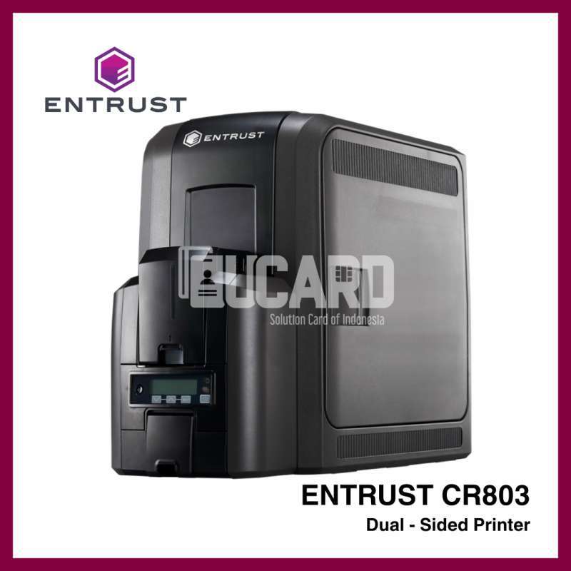 Jual PRINTER ID CARD ENTRUST CR803 PRINTER CETAK KARTU PVC DUAL SIDE di ...