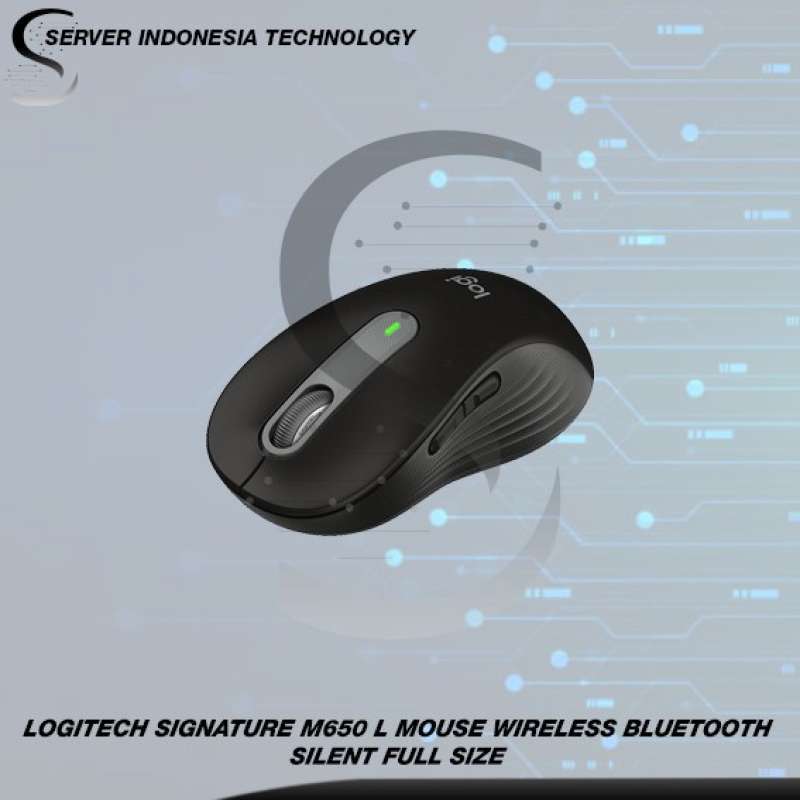 Promo LOGITECH SIGNATURE M650 L MOUSE WIRELESS BLUETOOTH SILENT FULL ...
