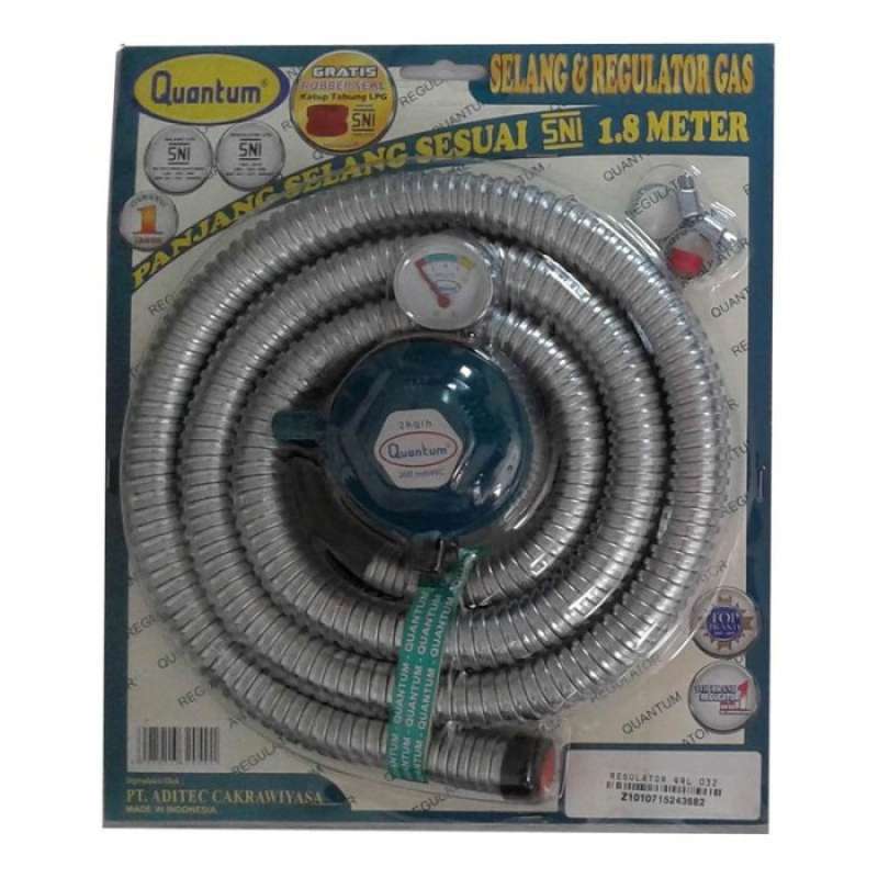Jual Quantum Qrl 032 Paket Selang Dan Regulator Meter Gas - Qrl032 ...